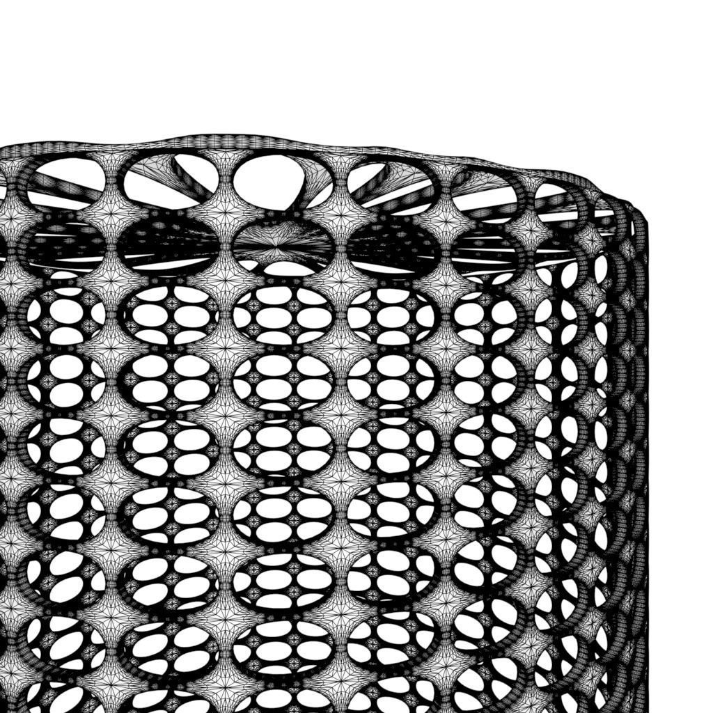 Abstract Geometric Cylinder 3D model | CGTrader