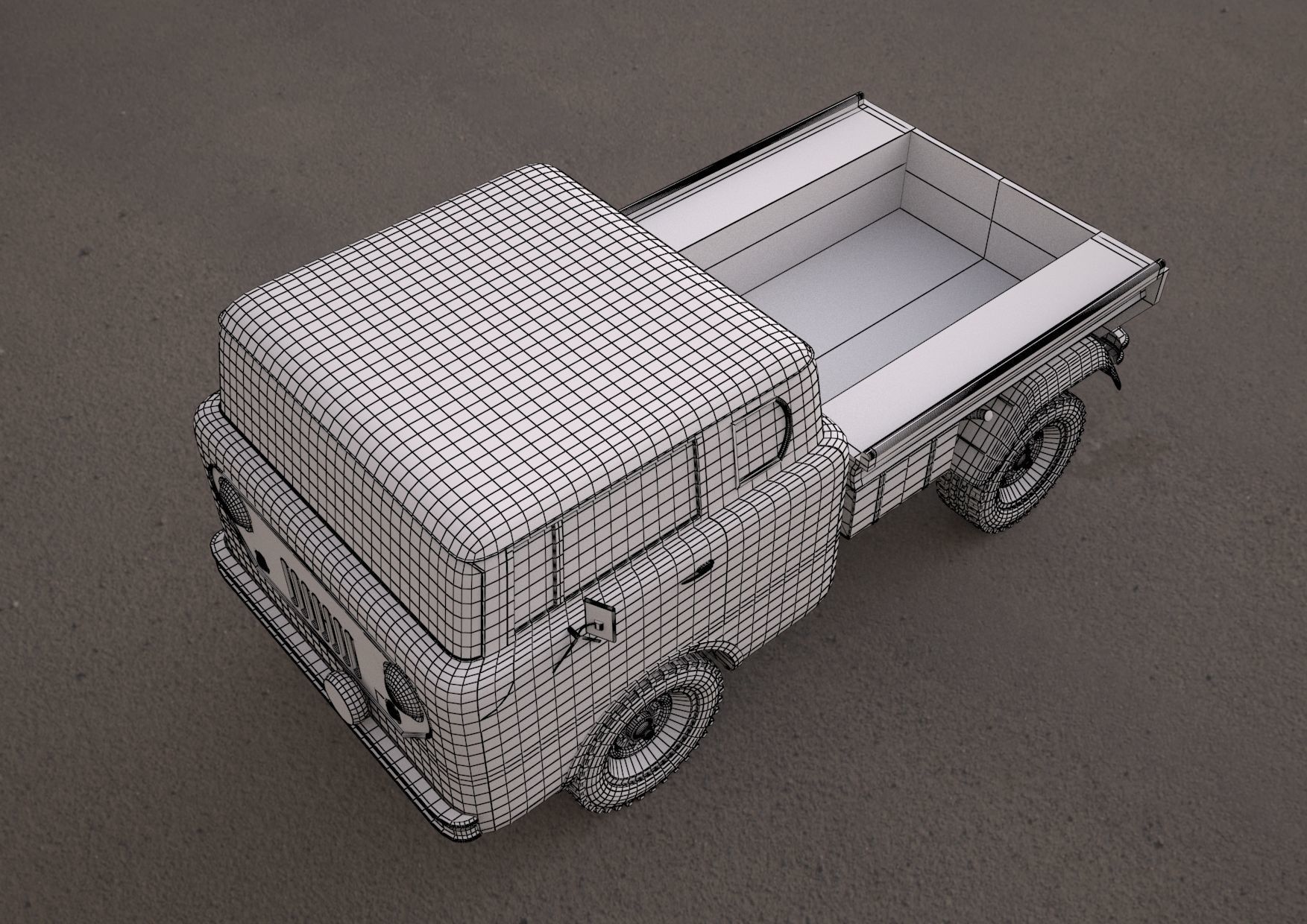 jeep fc 150 classic vehicle 3D model | CGTrader