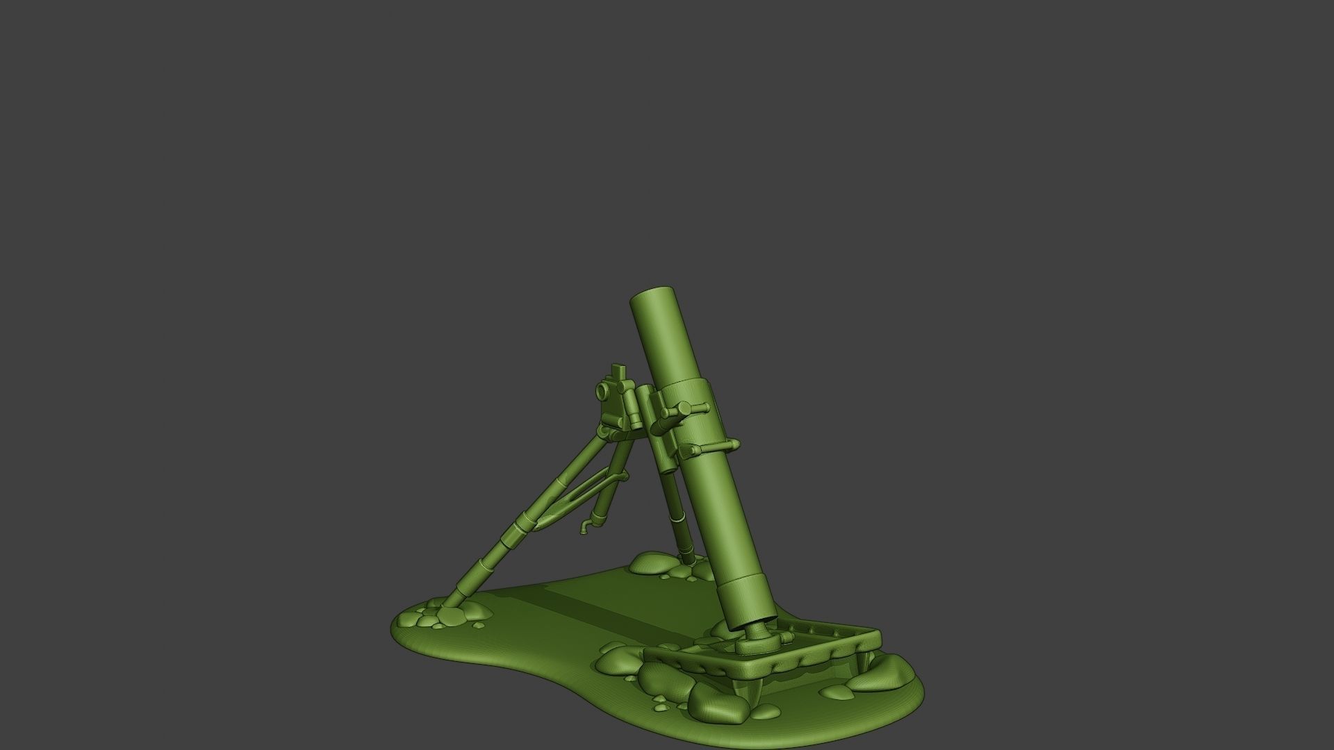 American soldiers ww2 M2 Mortar A10 3D model 3D printable | CGTrader