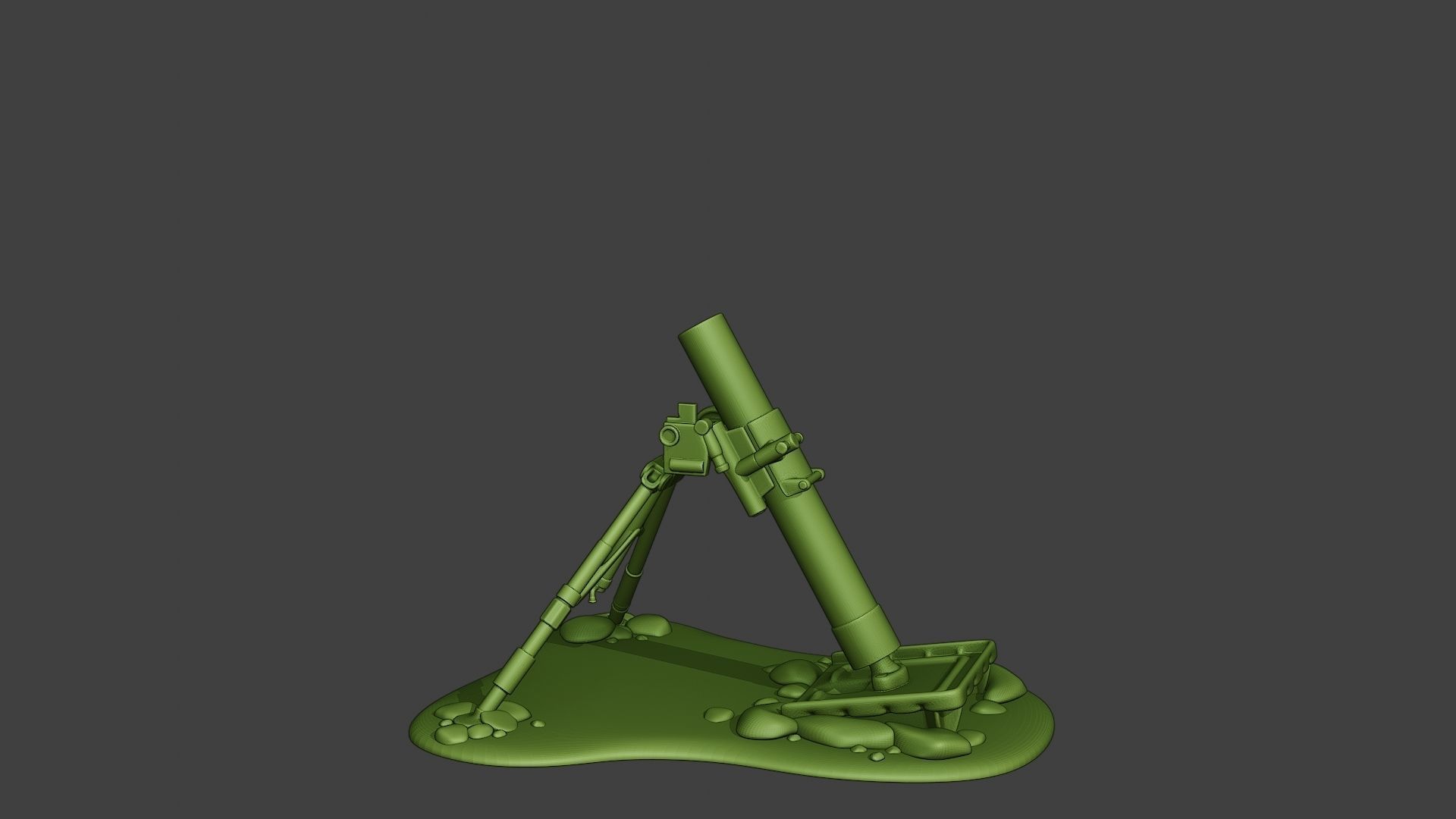 American soldiers ww2 M2 Mortar A10 3D model 3D printable | CGTrader