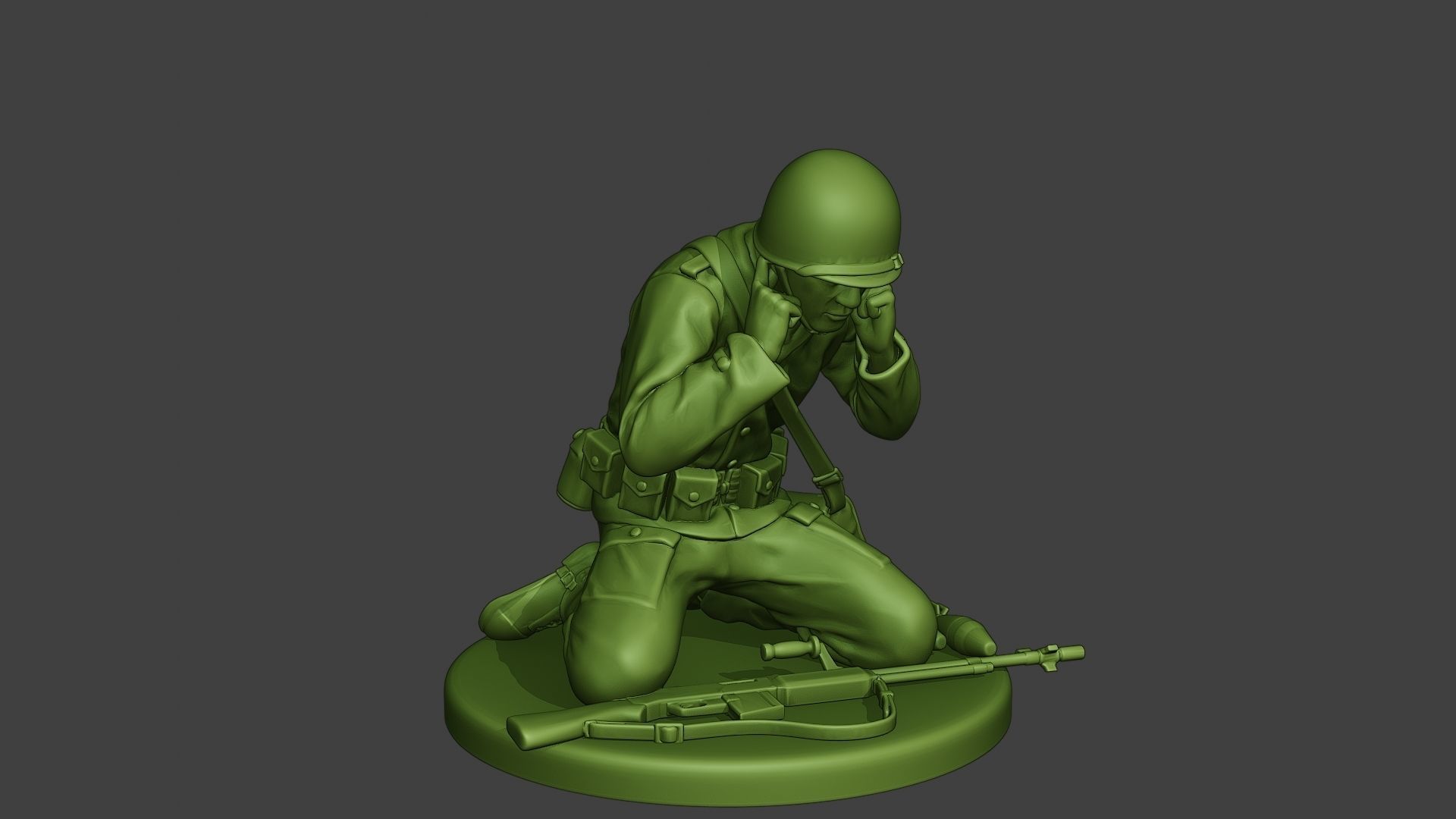 American soldiers ww2 M2 Mortar A10 3D model 3D printable | CGTrader