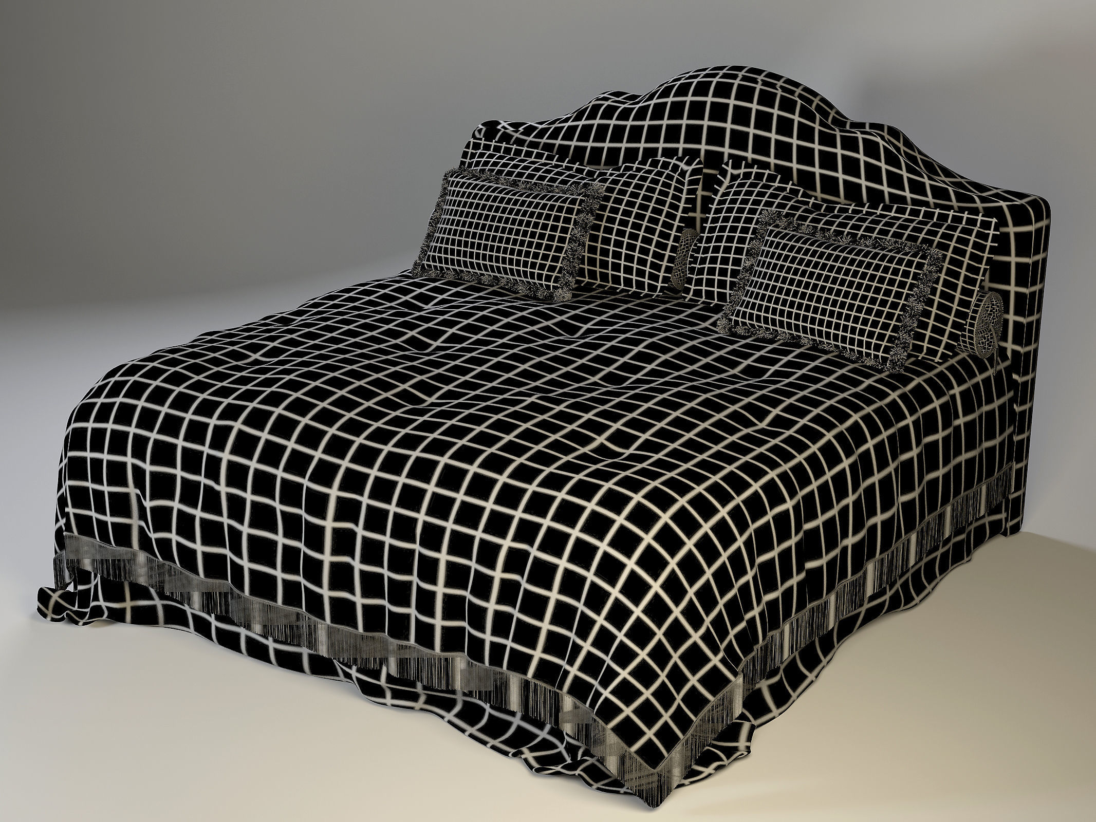 Halley Classic Bed 3D model | CGTrader