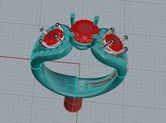 rings -CG180 3D model 3D printable | CGTrader