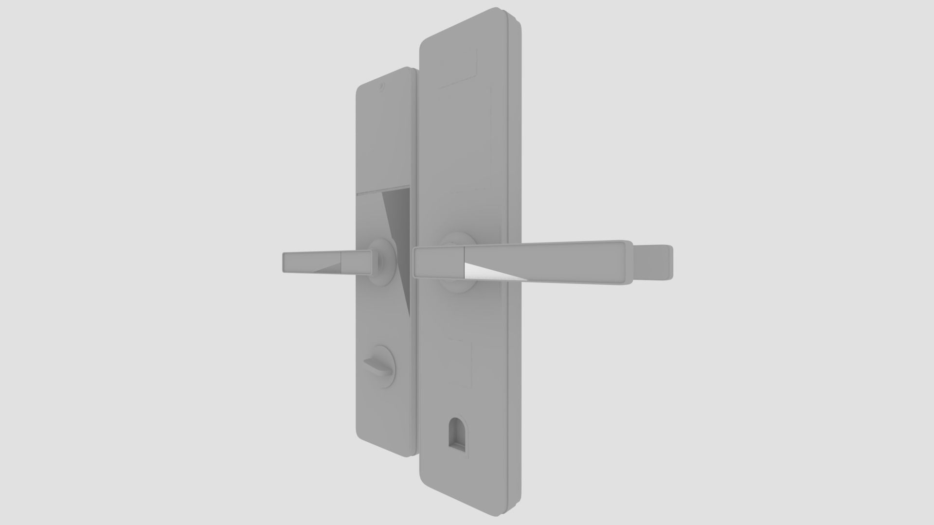 Digital door lock free 3D model | CGTrader