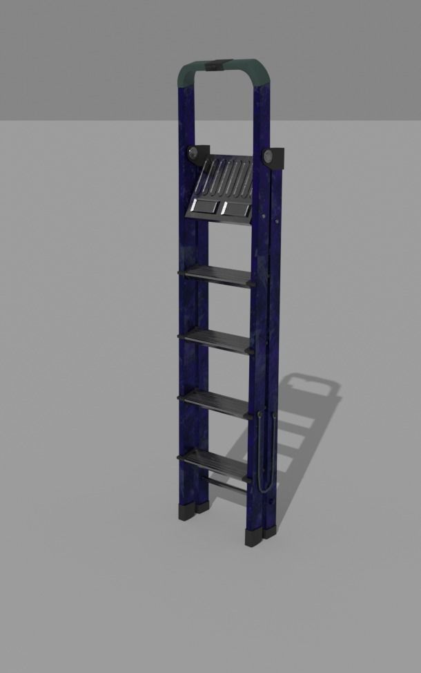 stepladder step ladder free 3D model | CGTrader