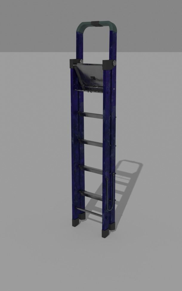 stepladder step ladder free 3D model | CGTrader