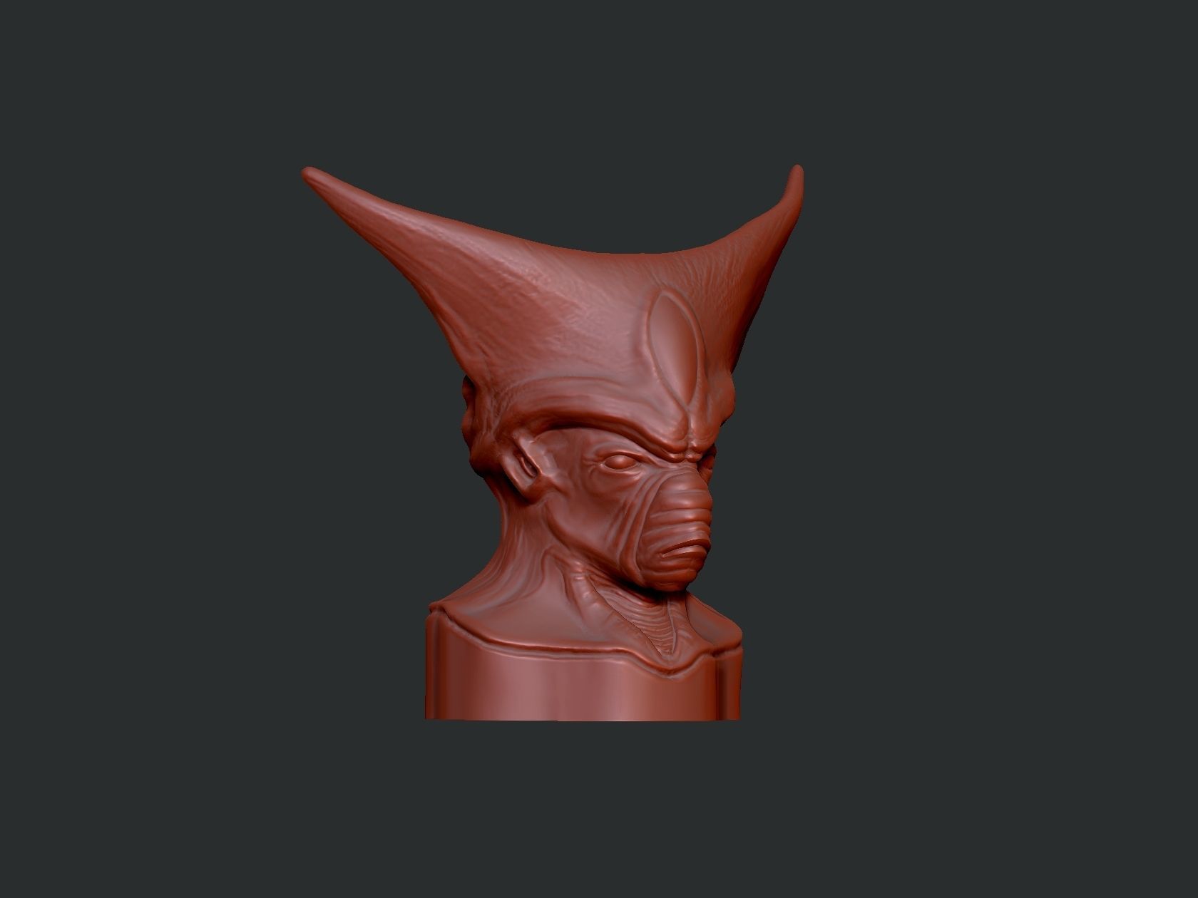 bust cell-dbz fan art-stl free 3D model 3D printable | CGTrader