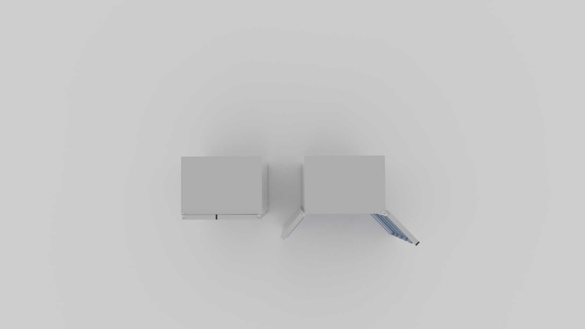 Defy Fridge Side by Side Doors free 3D model | CGTrader