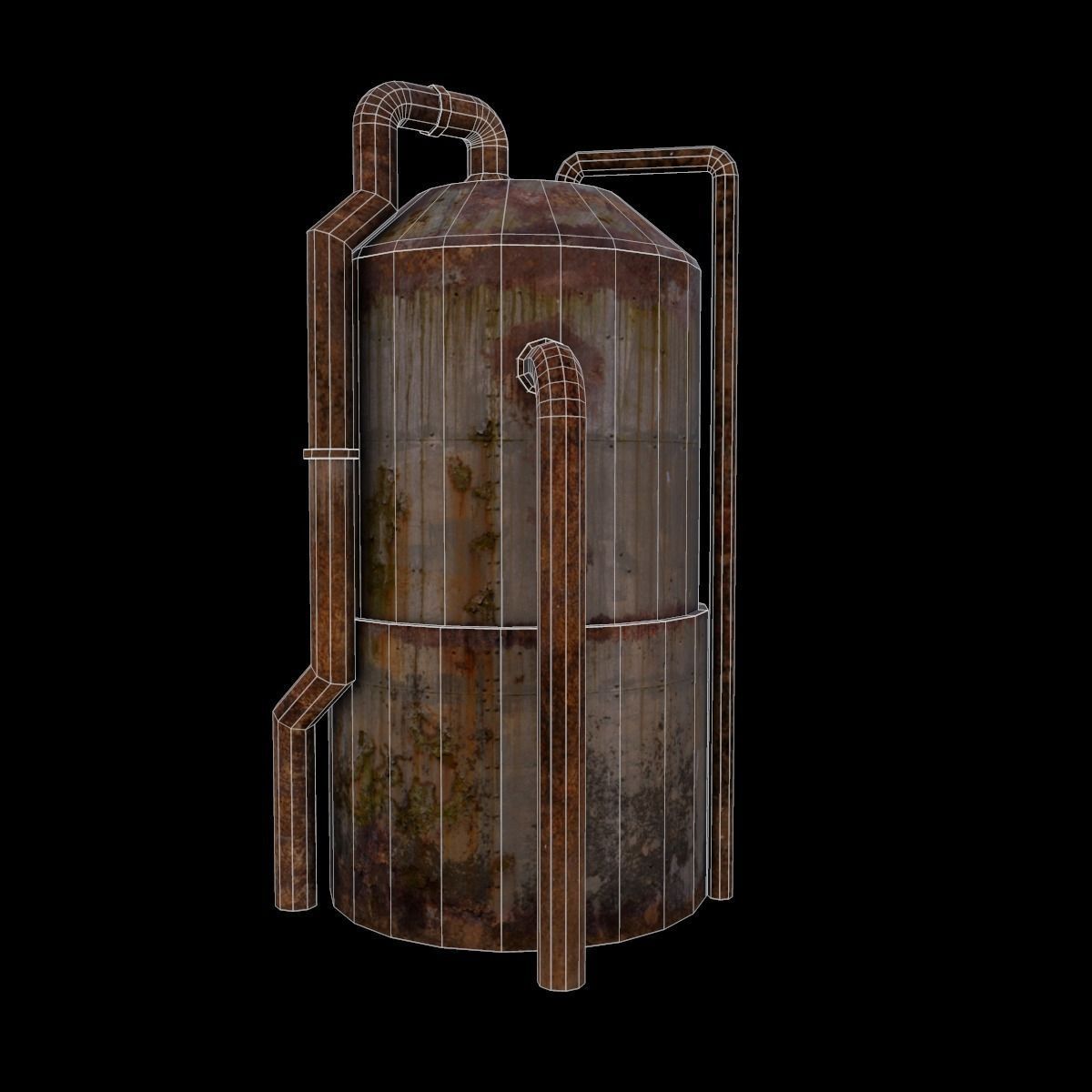 3D model Pipes barrel VR / AR / low-poly | CGTrader