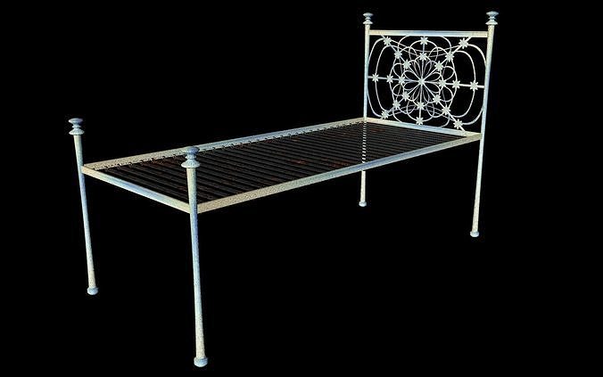 Old vintage bed 3D model | CGTrader