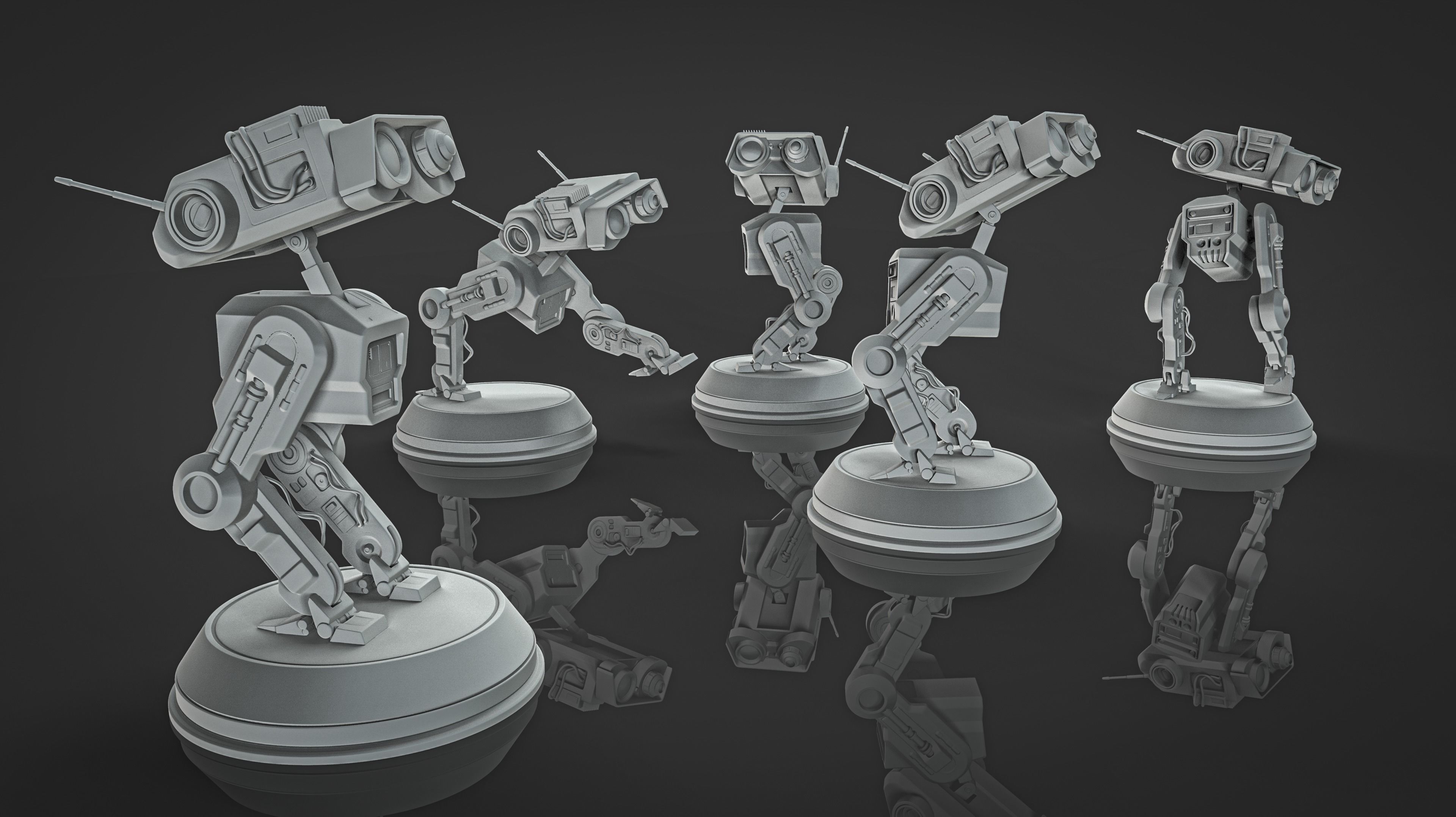 BD-1 Robot 3D Print Model 3D model 3D printable | CGTrader