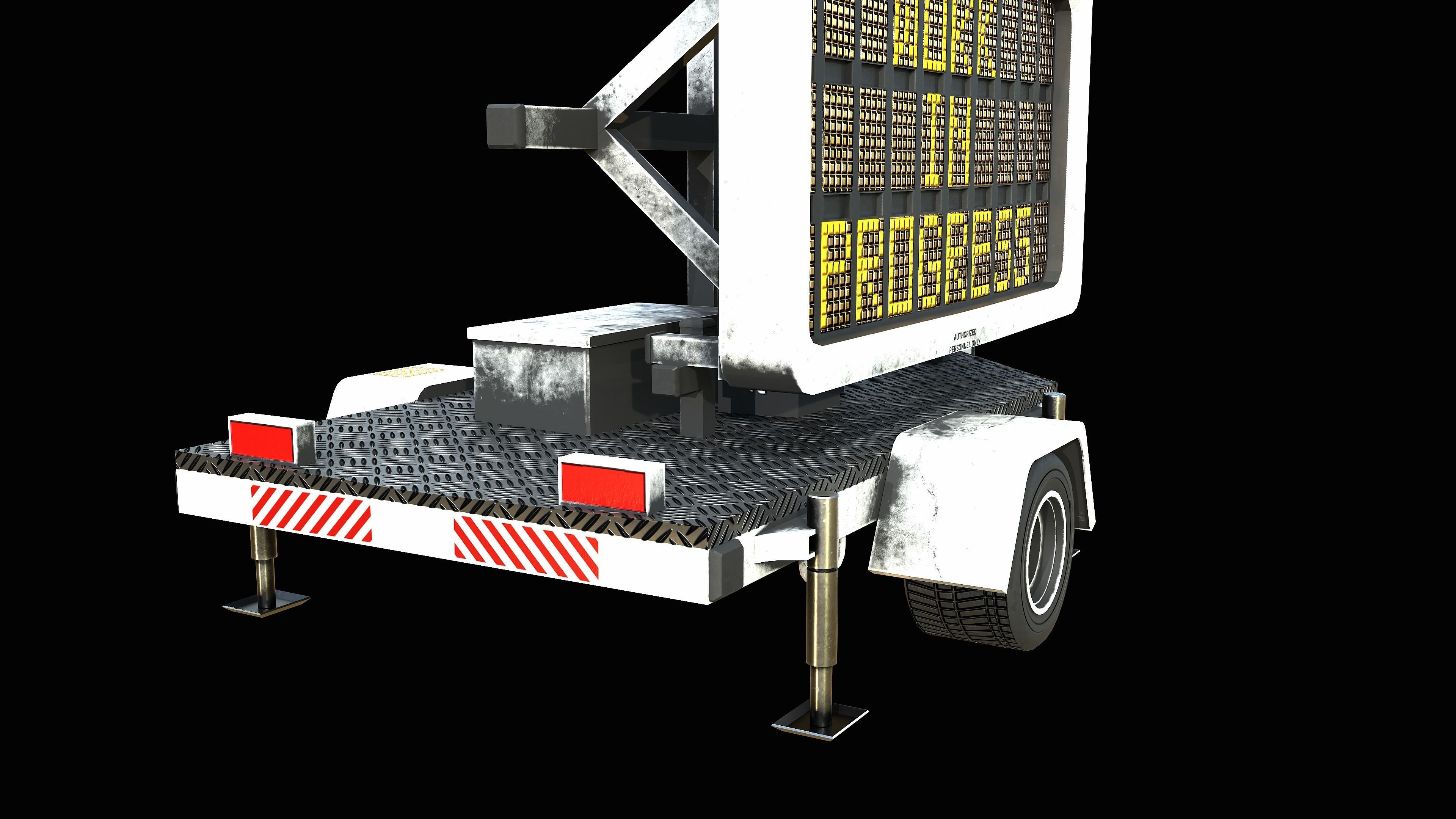 3D model Sign Trailer PBR VR / AR / low-poly | CGTrader