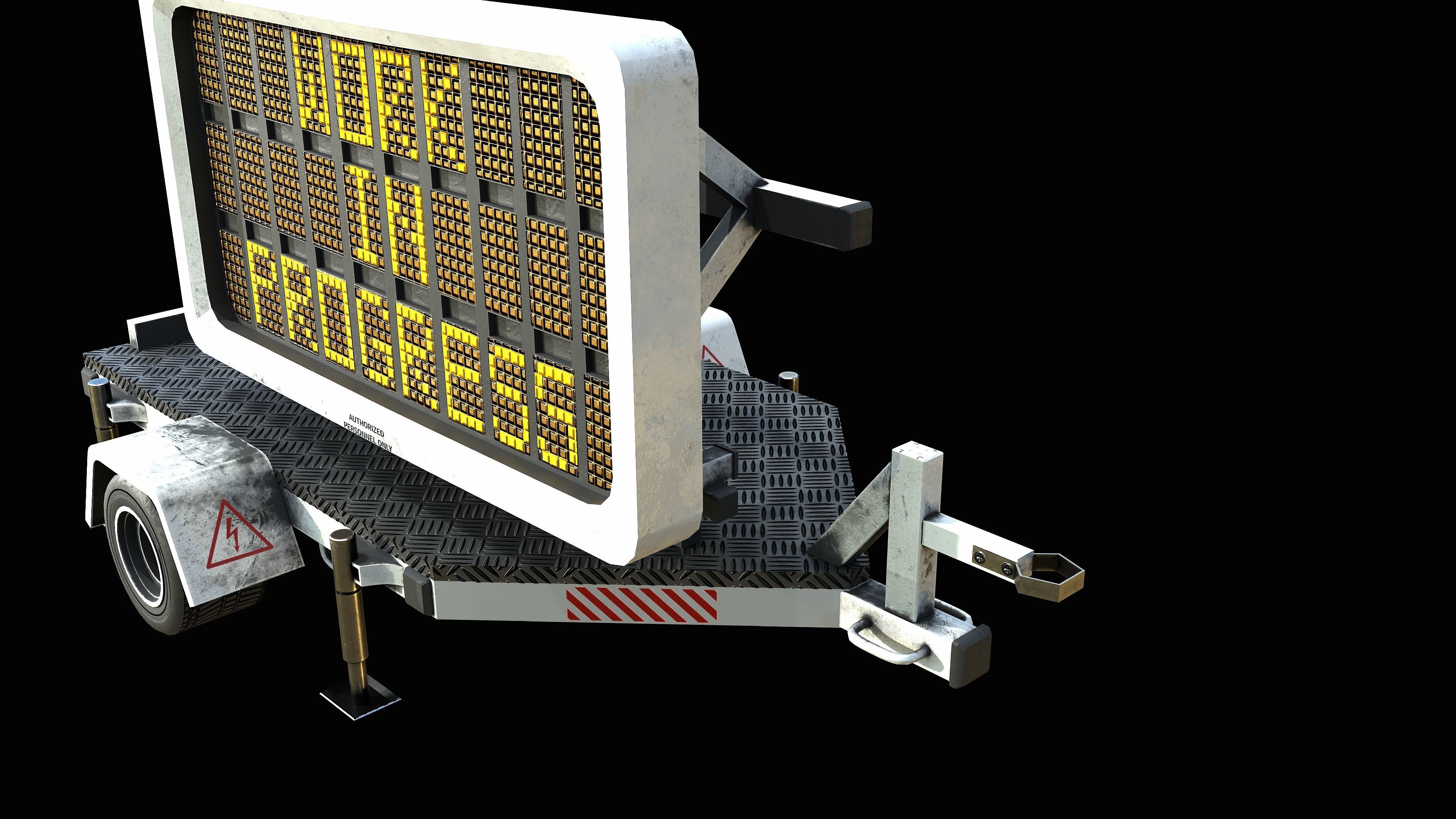 3D model Sign Trailer PBR VR / AR / low-poly | CGTrader