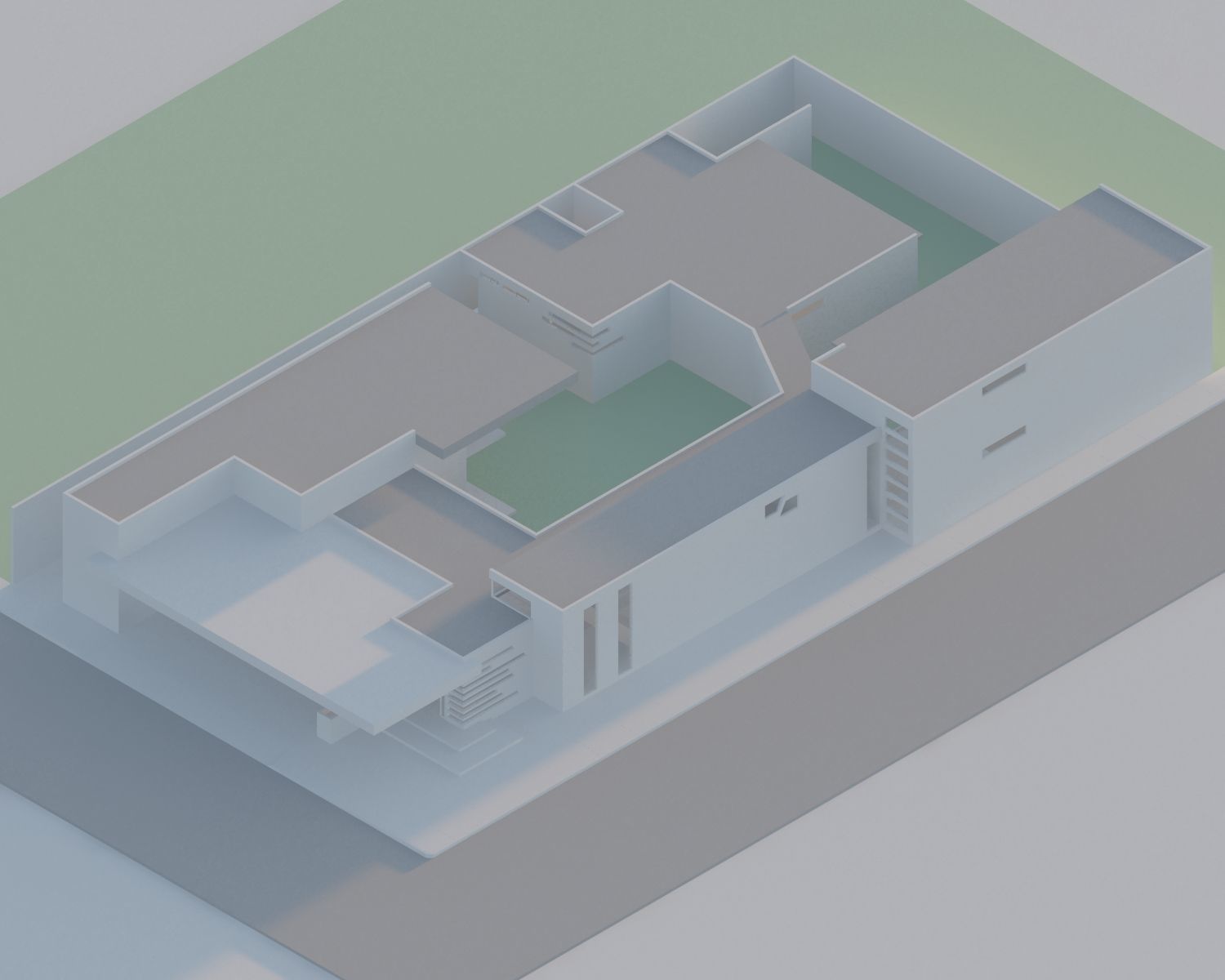 House model floor plan of free 3D model rigged | CGTrader