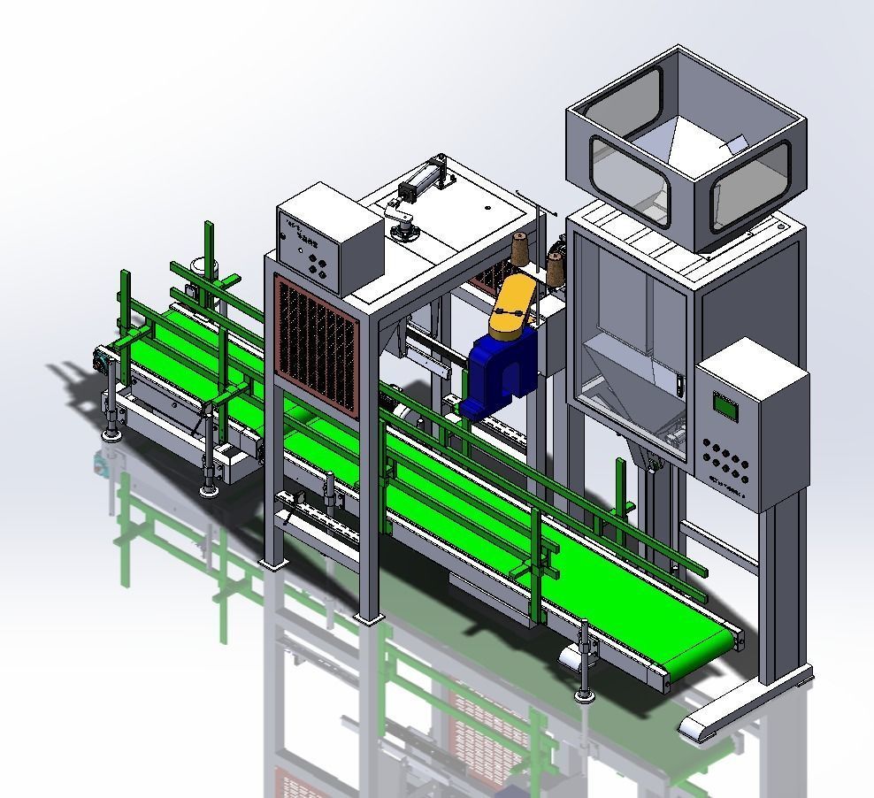 3d design model of sorting and quantitative packaging machine 04 3D ...