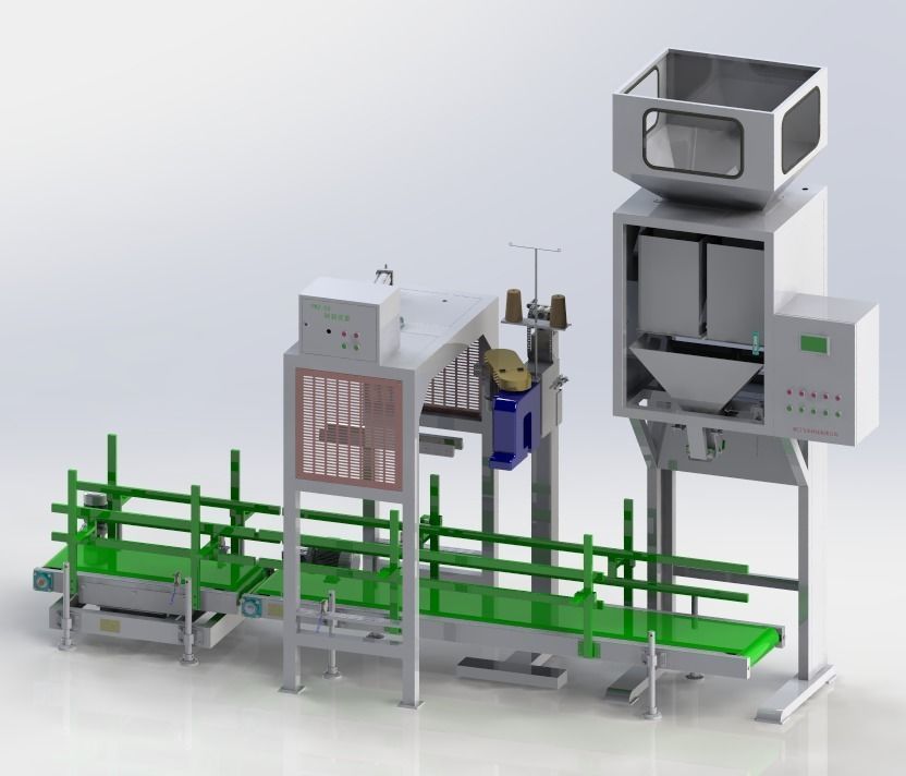 3d design model of sorting and quantitative packaging machine 04 3D ...