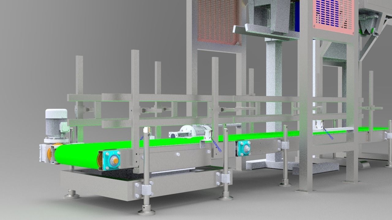 3d design model of sorting and quantitative packaging machine 04 3D ...