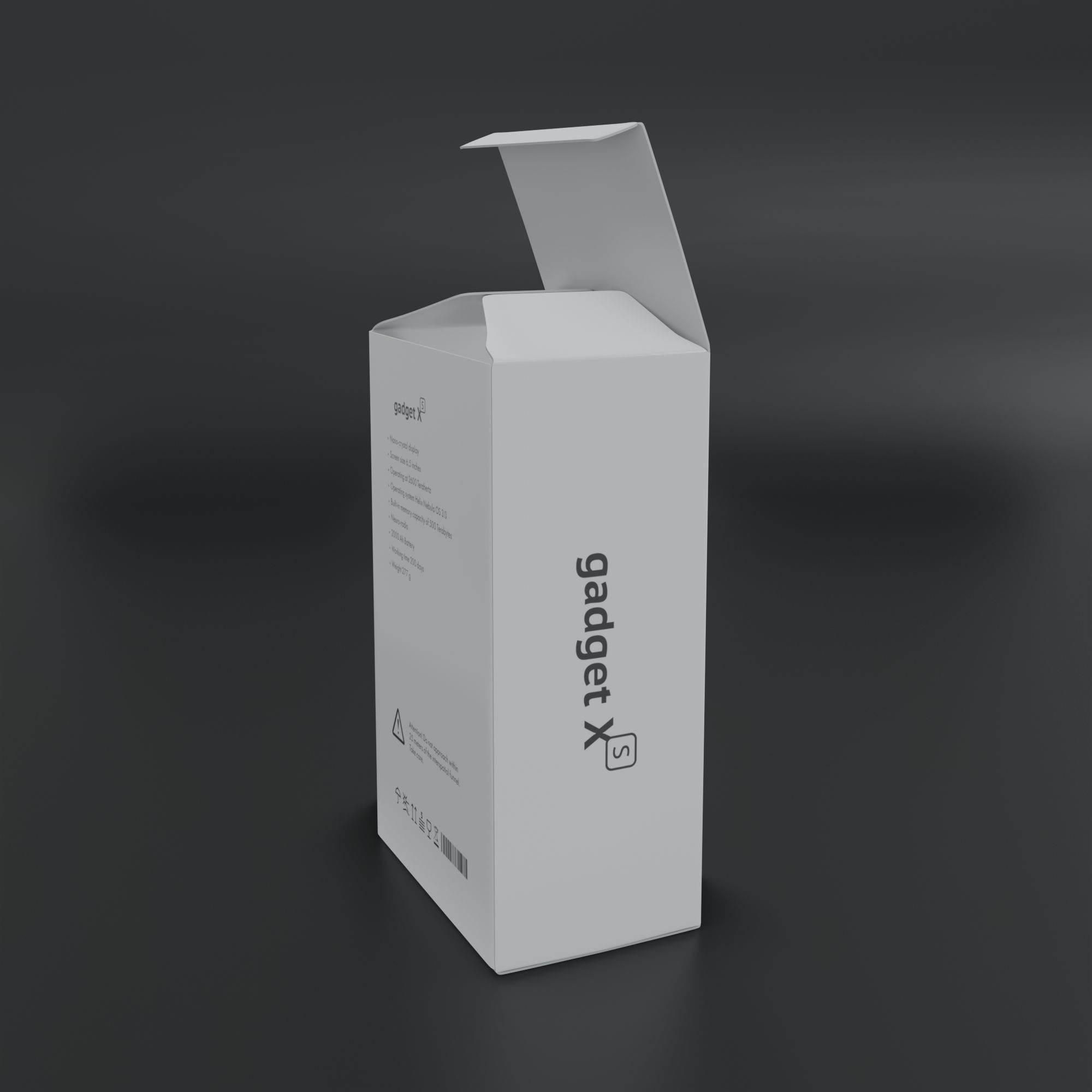 Paper box product packaging 3D model | CGTrader
