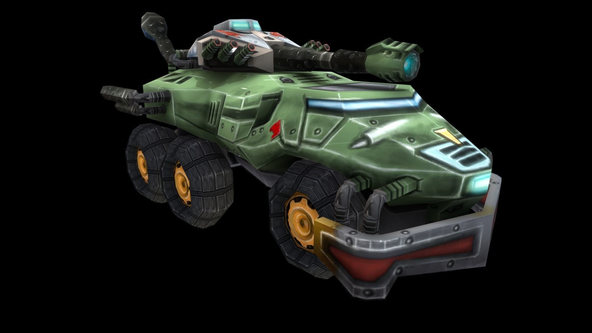 3D model Tank Boss AT VR / AR / low-poly | CGTrader