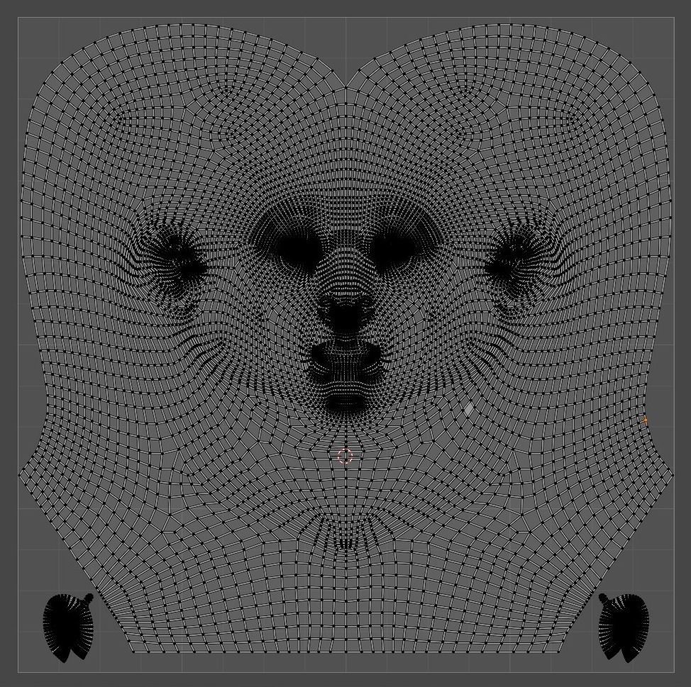 Generic head with anatomically based-topology 3D model | CGTrader