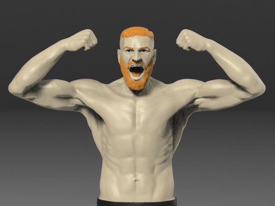 CONOR MCGREGOR 3D model 3D printable | CGTrader