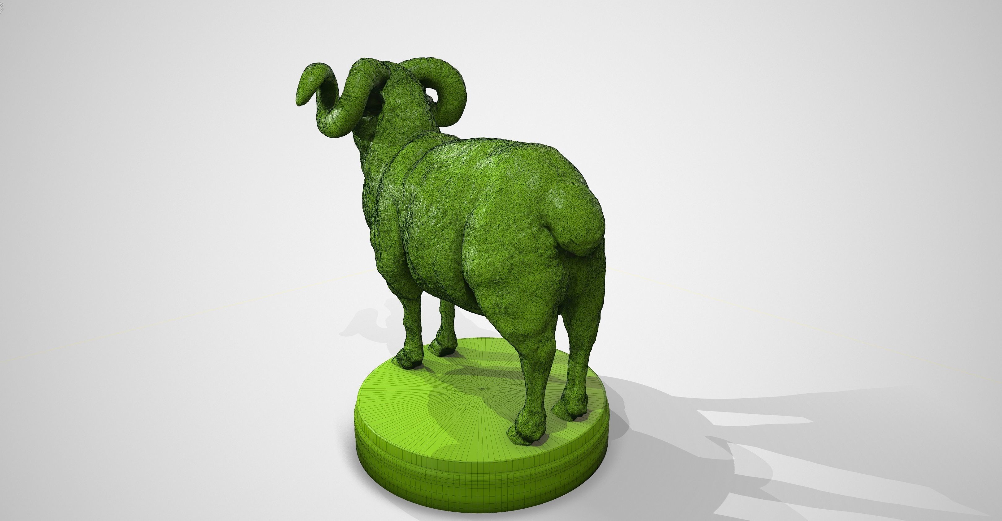 Ram with platform 3D model 3D printable | CGTrader