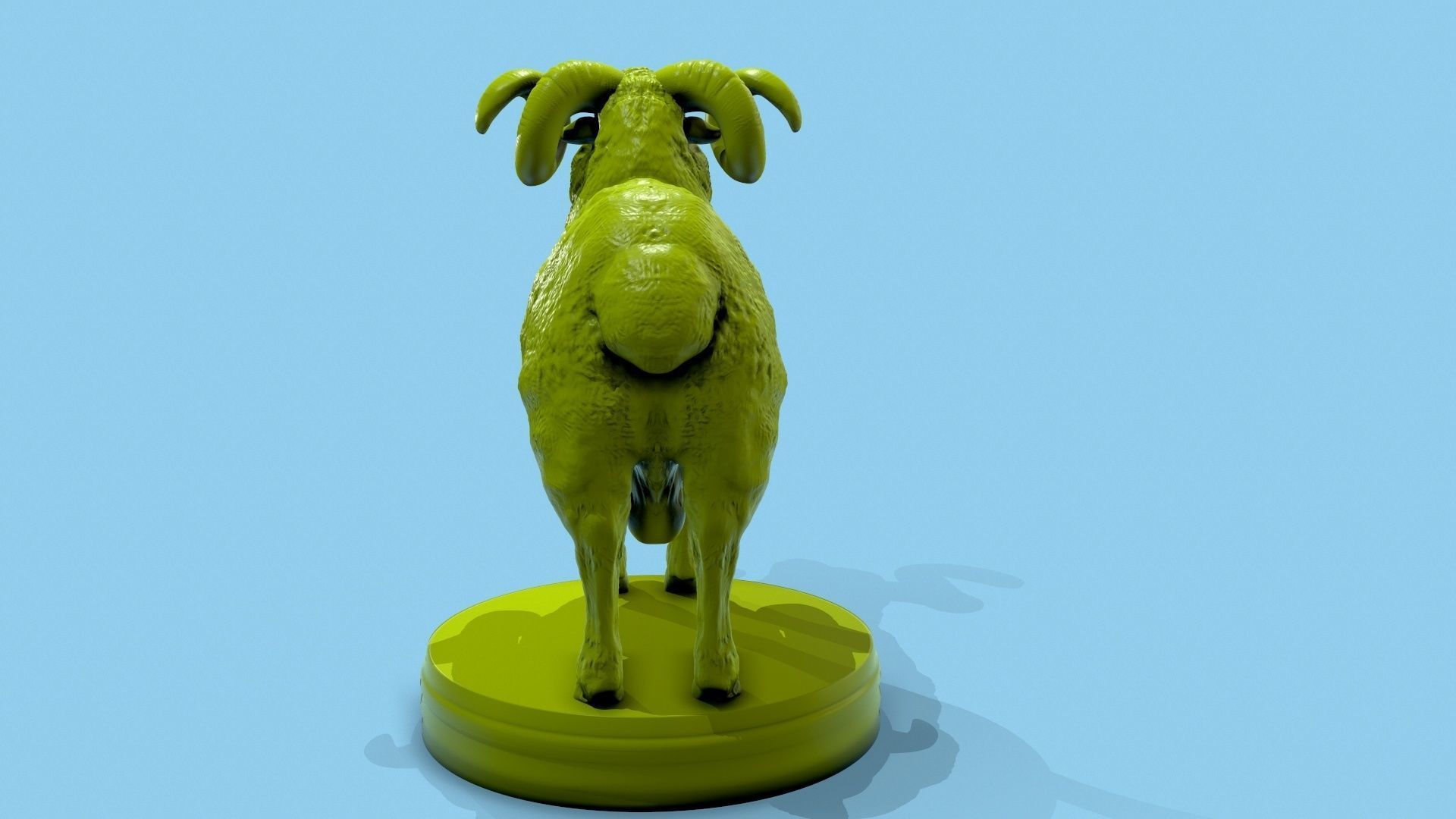 Ram with platform 3D model 3D printable | CGTrader