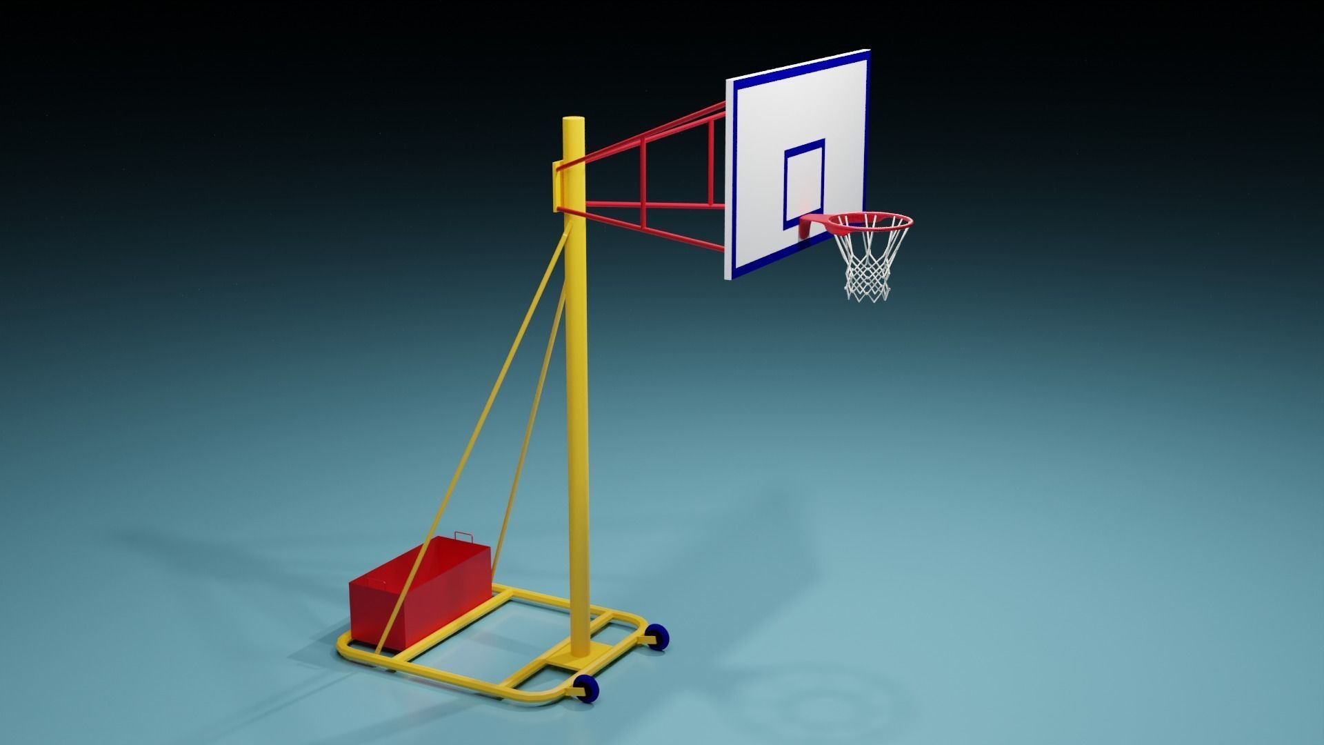 3D model Basketball Hoop Low-poly 3D model VR / AR / low-poly | CGTrader