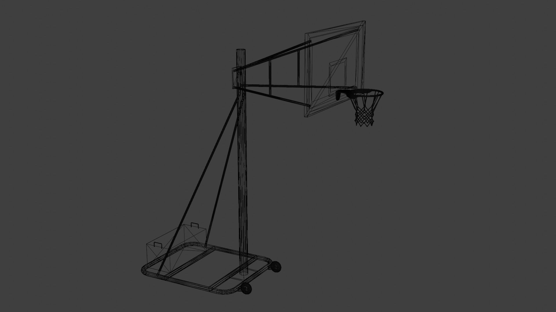 3D model Basketball Hoop Low-poly 3D model VR / AR / low-poly | CGTrader