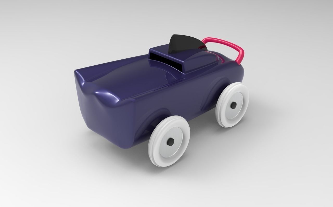 AURA car toy design project model 3D model | CGTrader