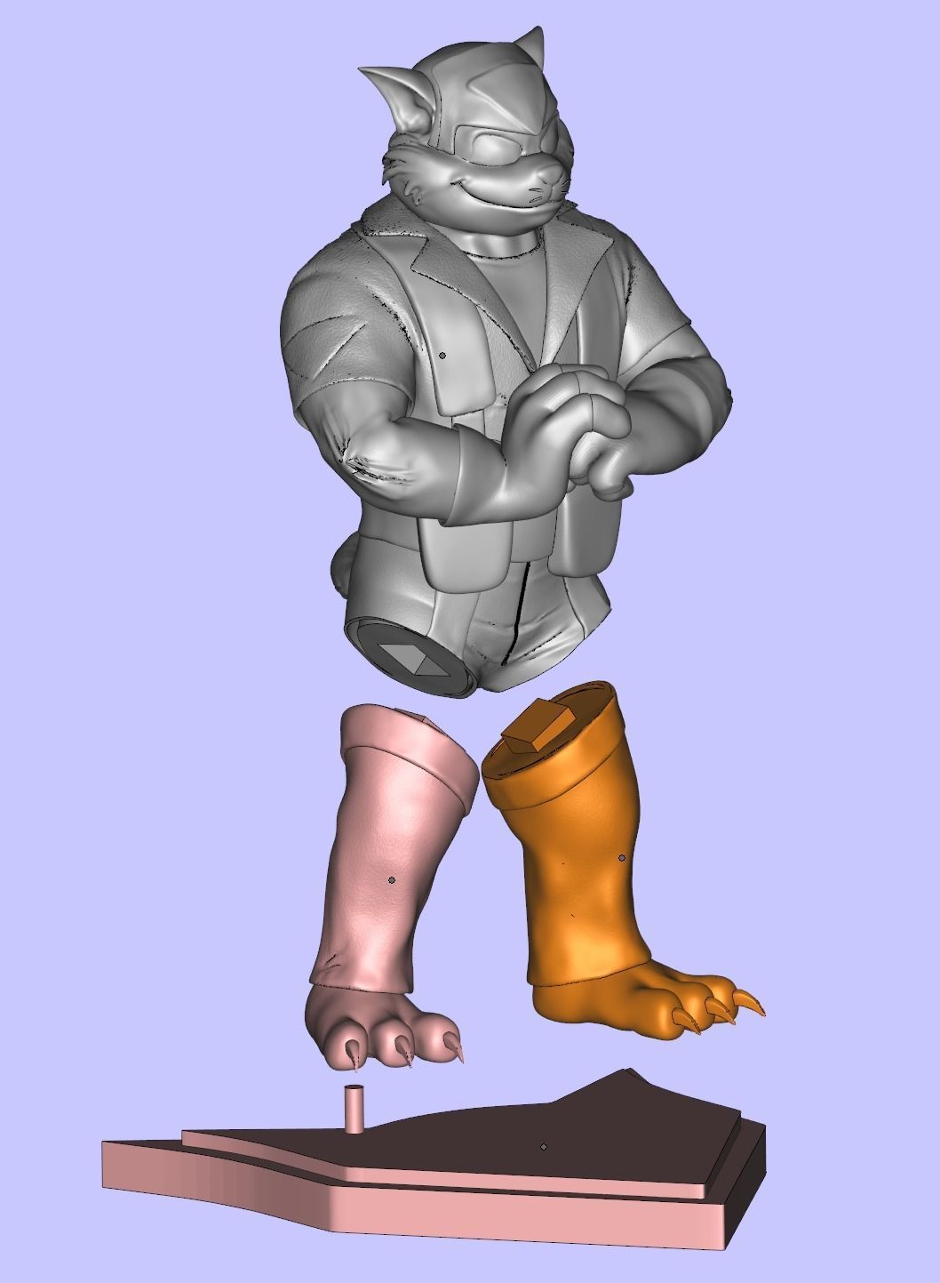 Swat Kats T-Bone 3D model | CGTrader