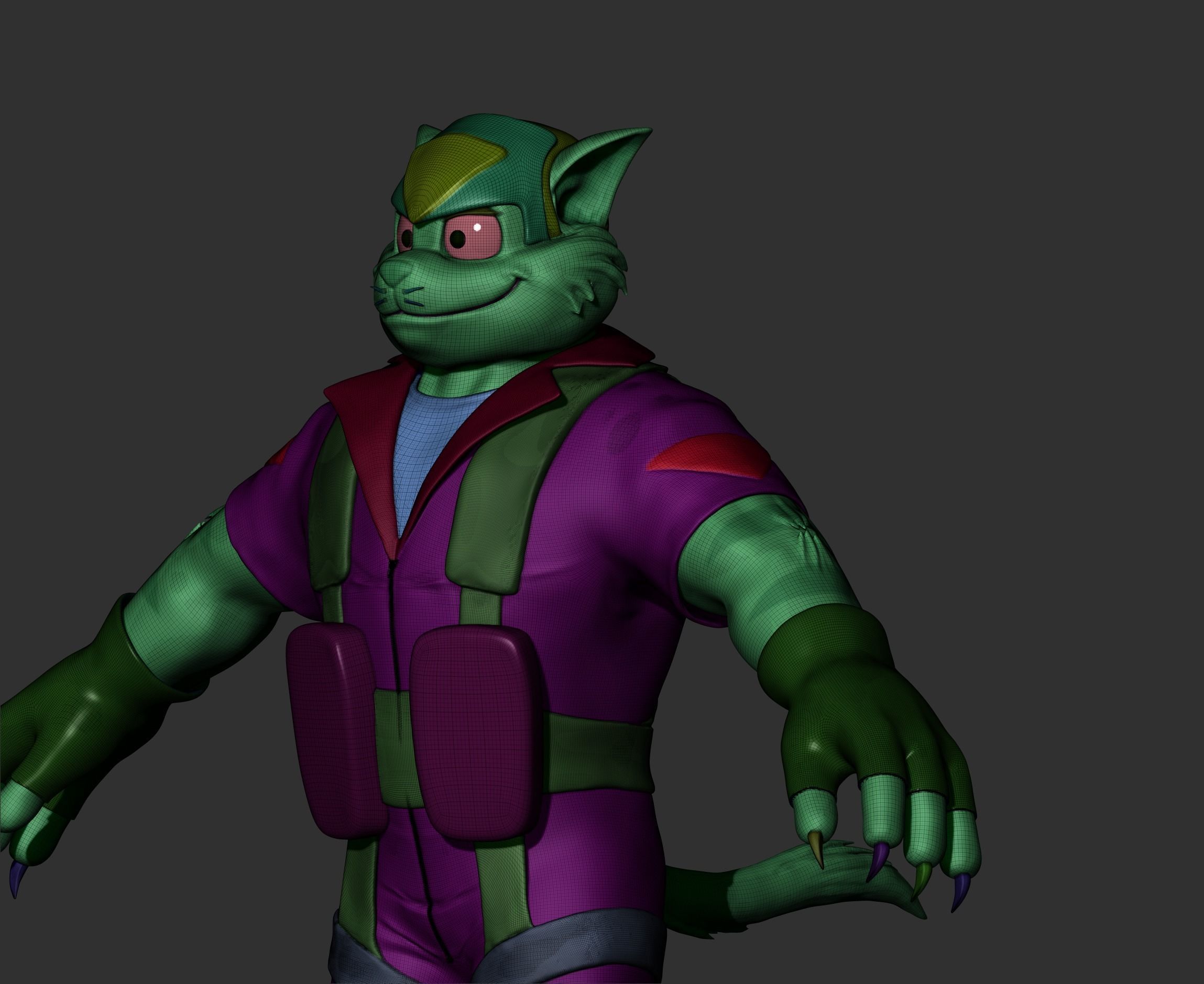 Swat Kats T-Bone 3D model | CGTrader