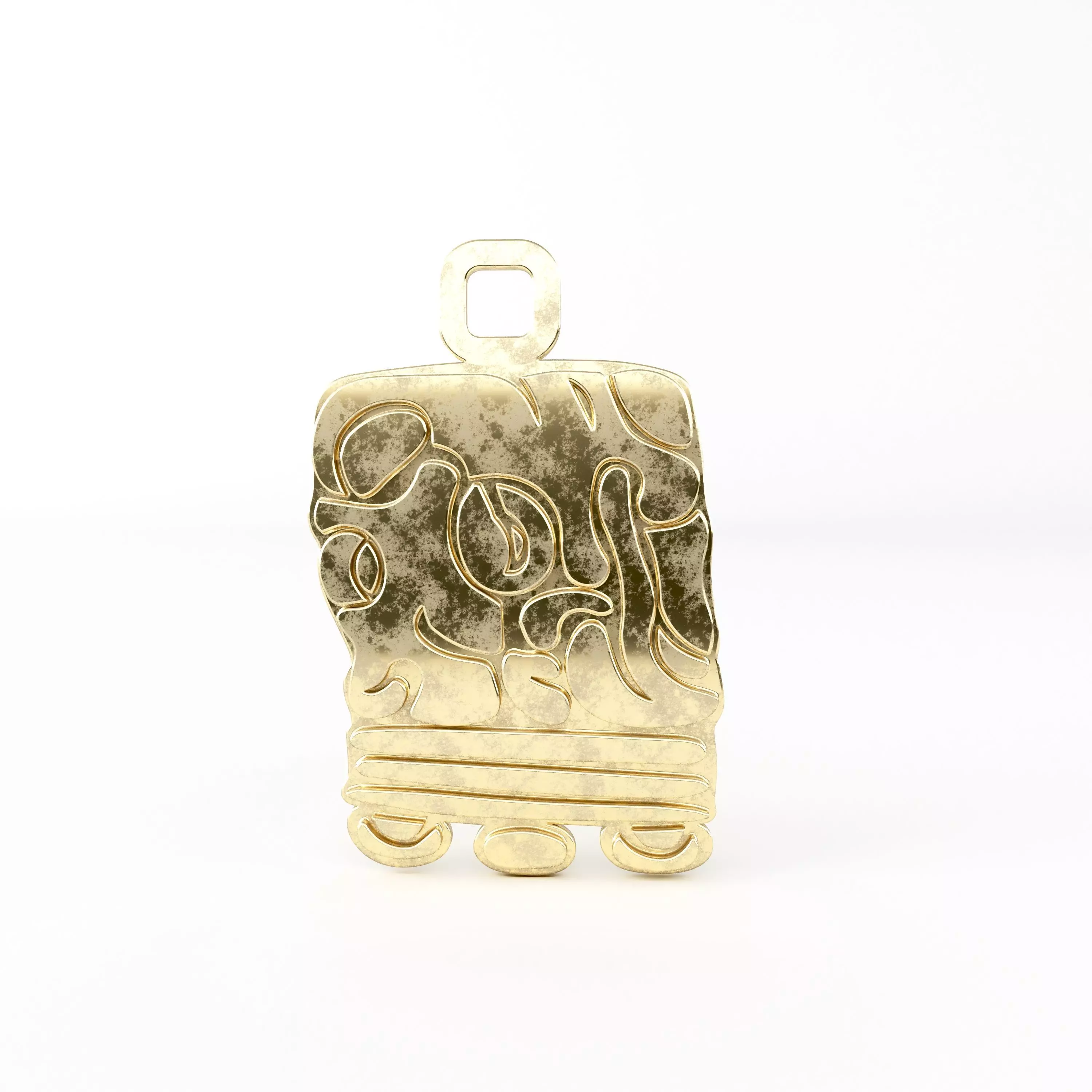 Mayan pendant W 3D model 3D printable | CGTrader