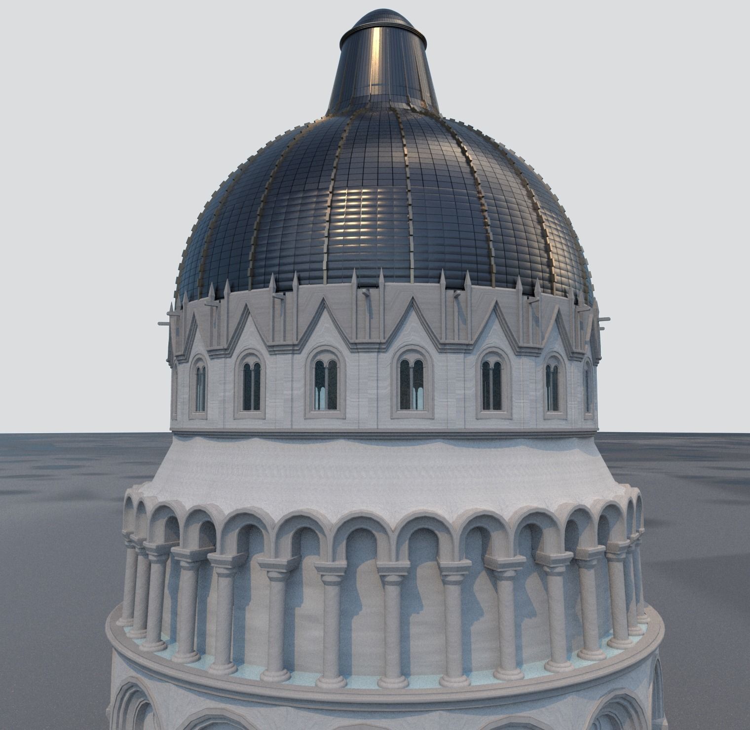 Piazza del Duomo Pisa 3D model | CGTrader