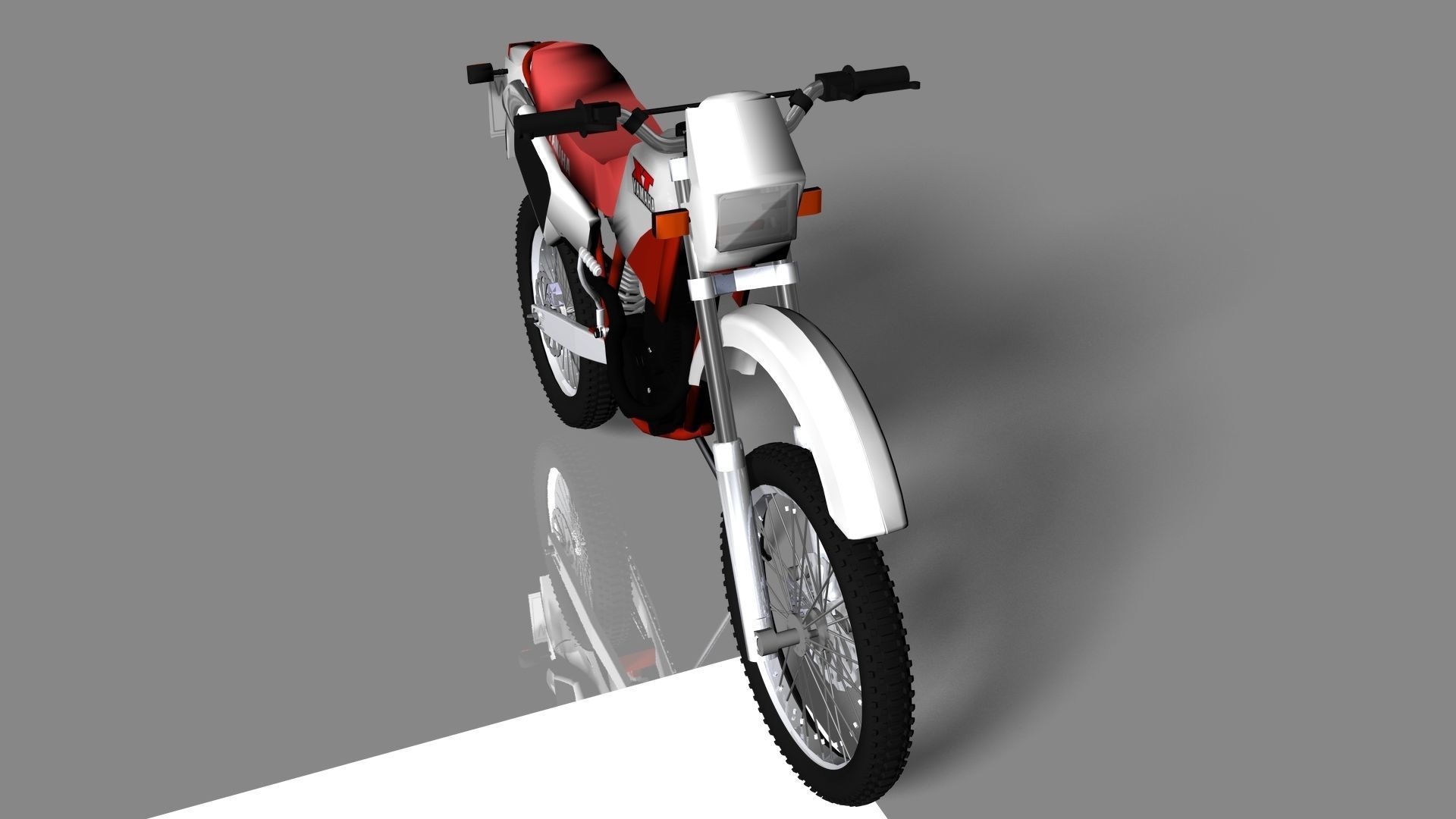 YAMAHA XT 3D model | CGTrader