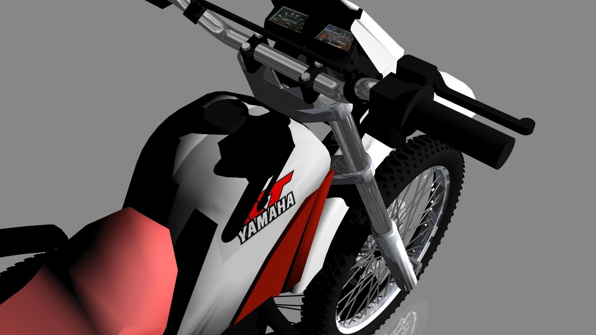 YAMAHA XT 3D model | CGTrader