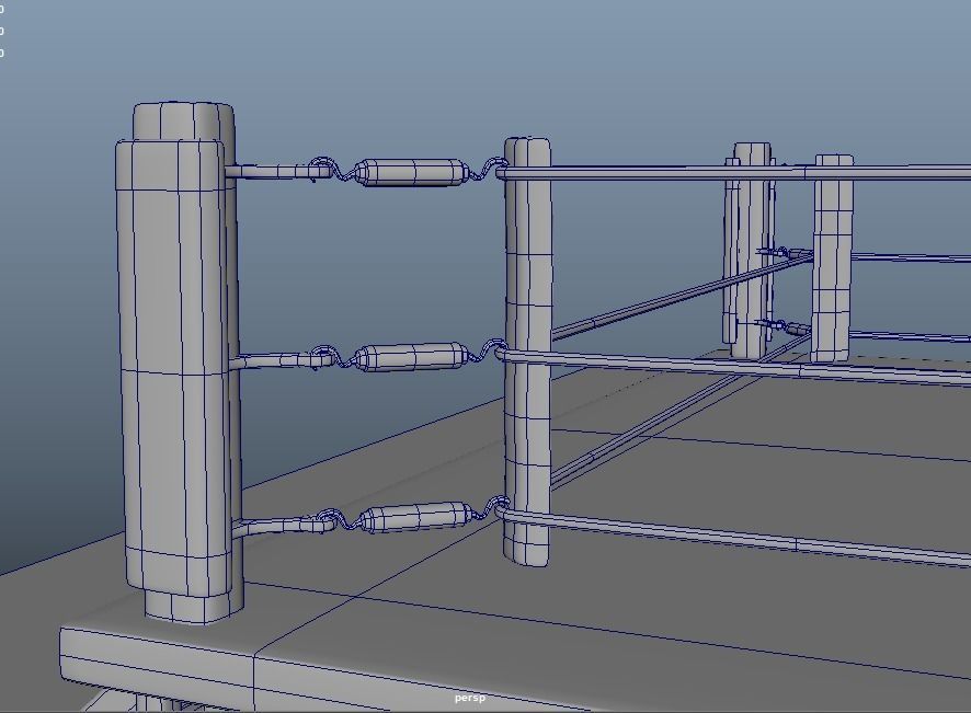 3D model WWE Ring Wrestling ring VR / AR / low-poly | CGTrader