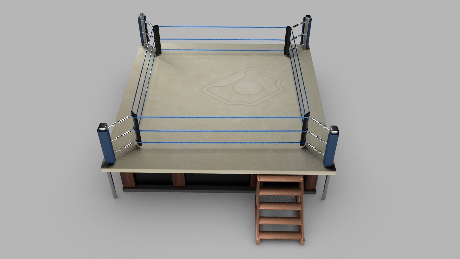 3D model WWE Ring Wrestling ring VR / AR / low-poly | CGTrader