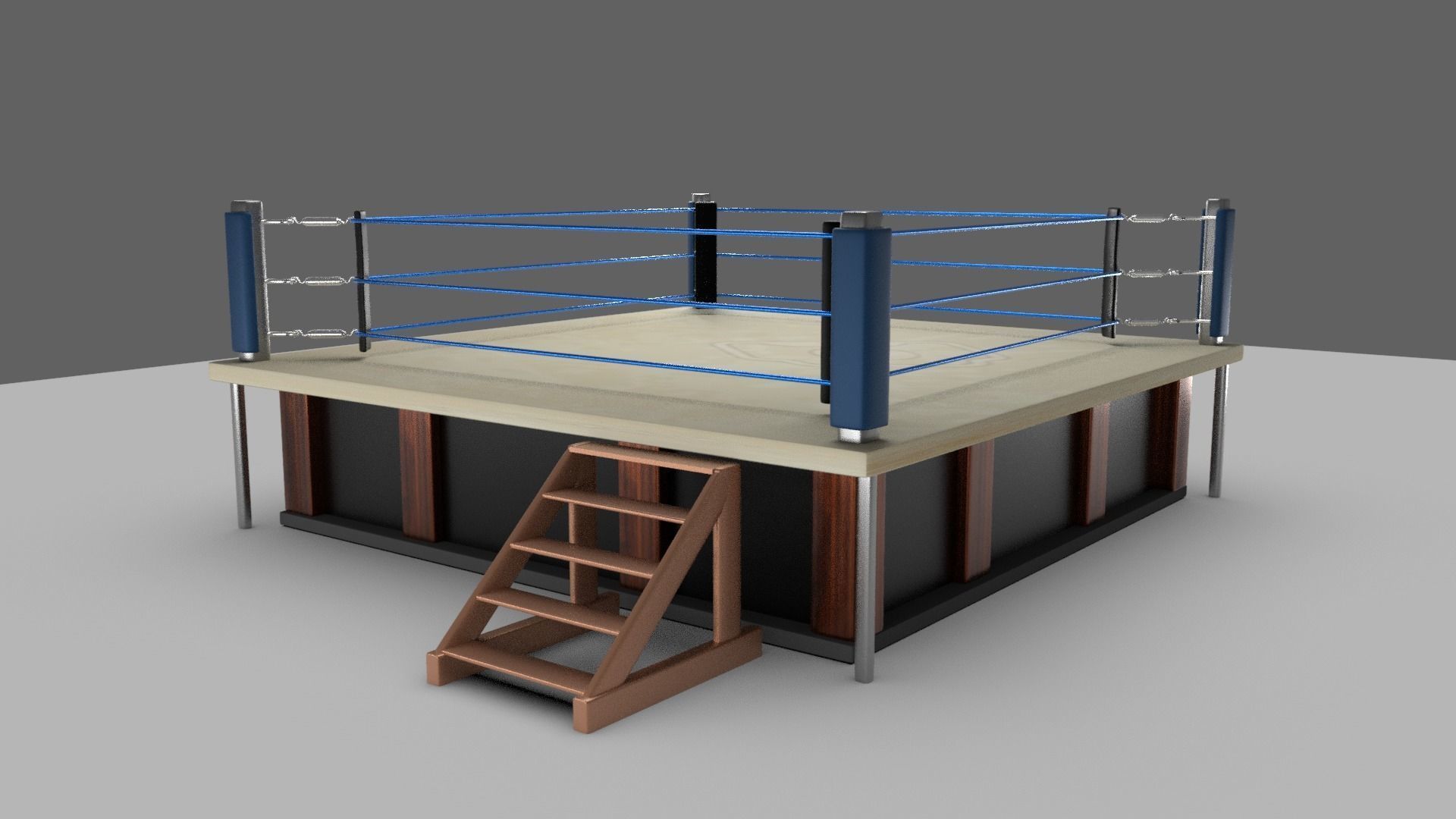 3D model WWE Ring Wrestling ring VR / AR / low-poly | CGTrader