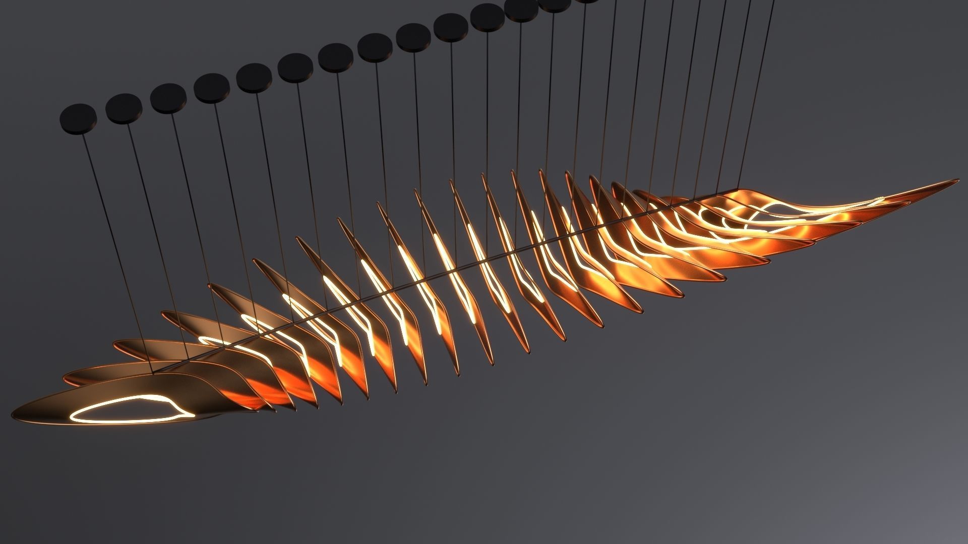 Parametric chandelier 3D model | CGTrader