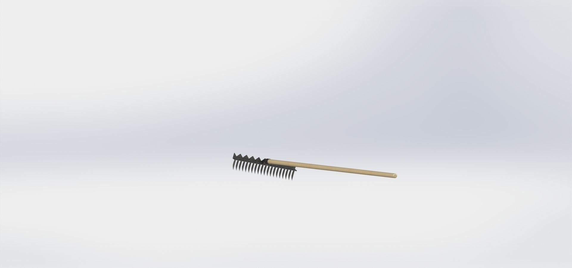 Agricultural rake 3D model 3D printable | CGTrader