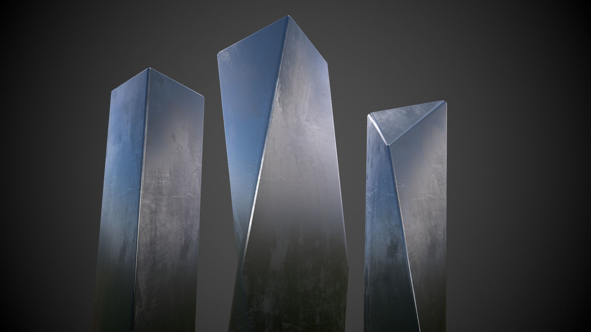 3D model Mysterious Monoliths VR / AR / low-poly | CGTrader