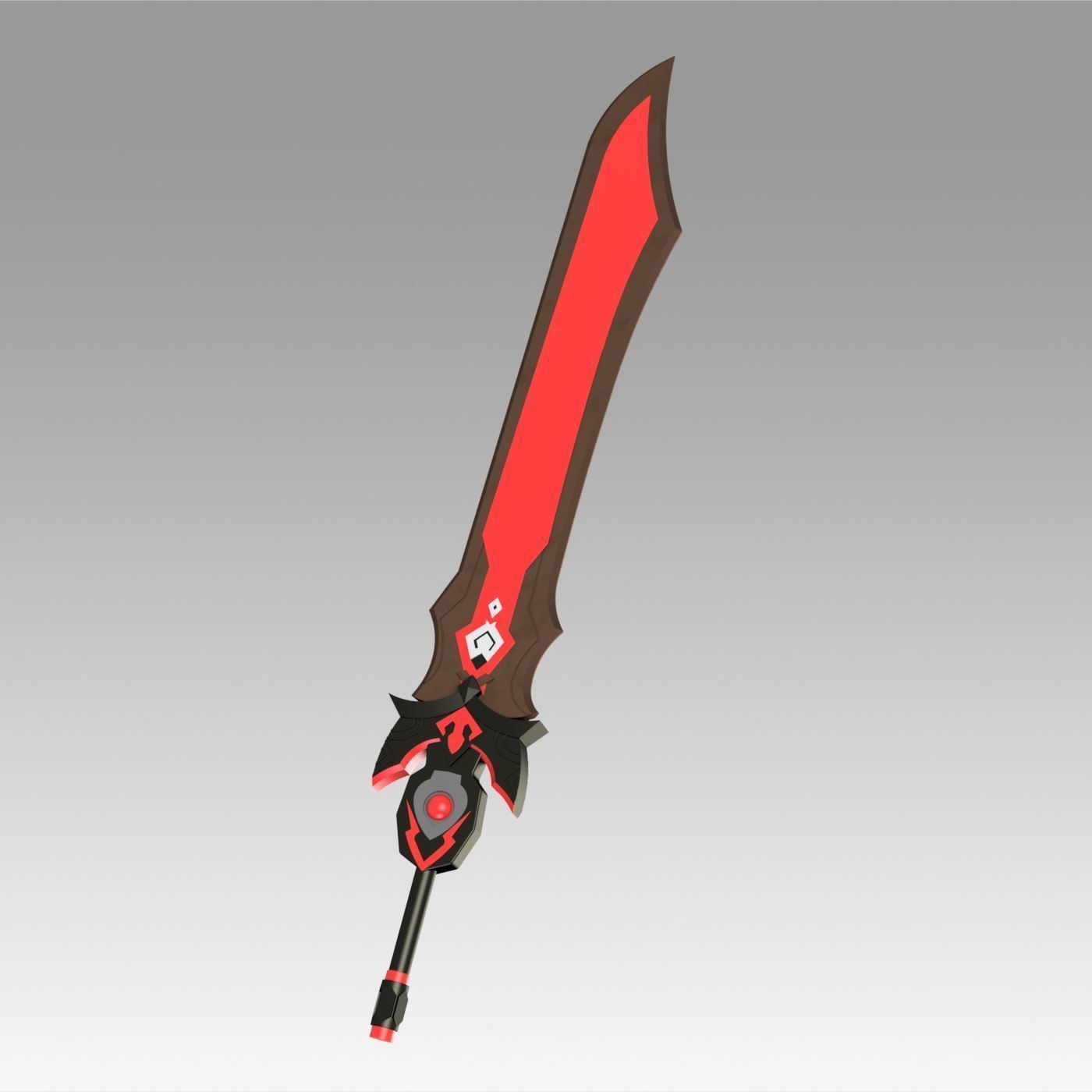 Genshin Impact Beidou Sword Cosplay Weapon Prop 3D model 3D printable ...