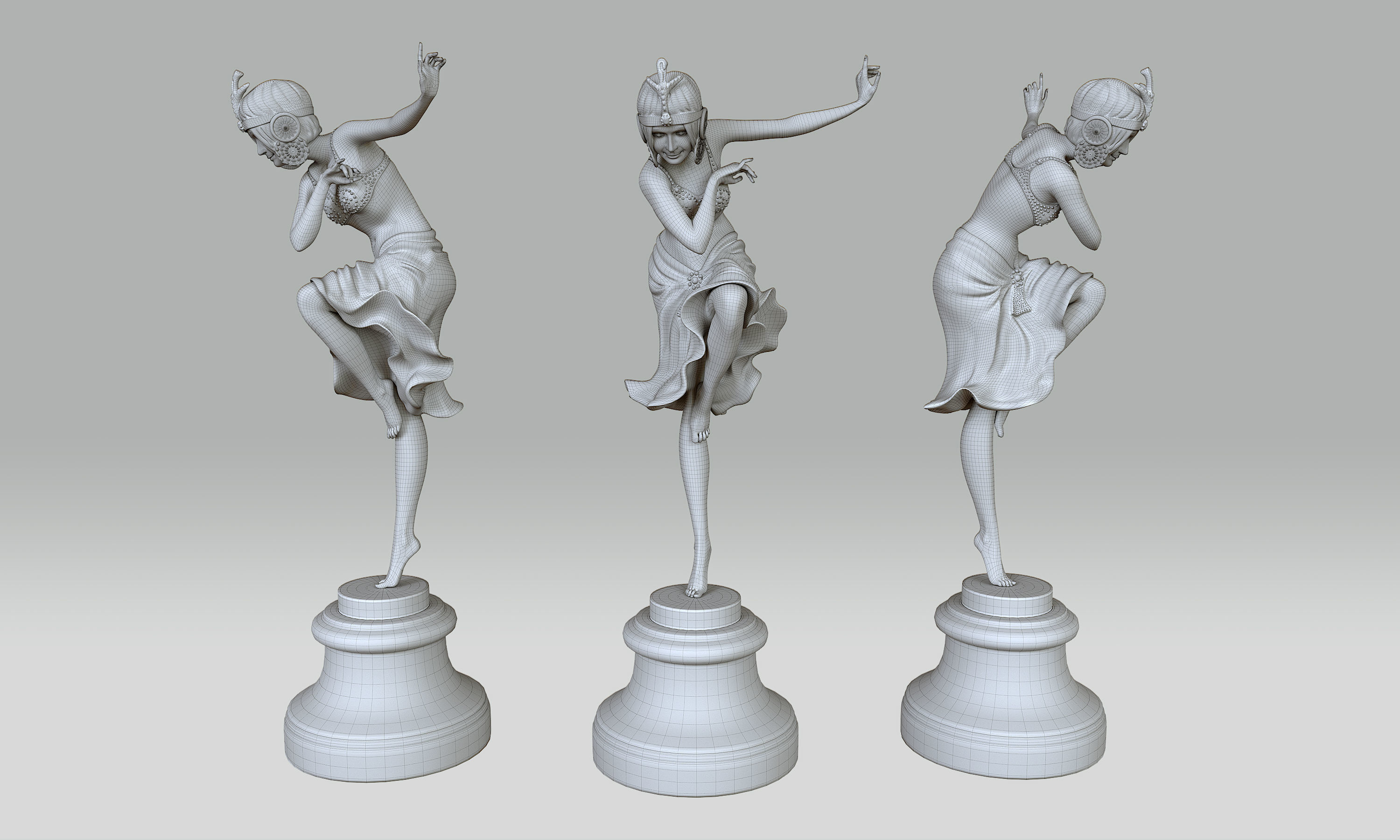 sculpture Dancer 3D model | CGTrader