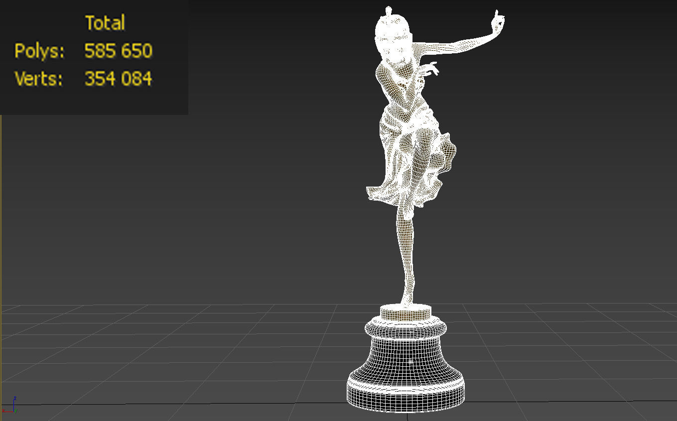sculpture Dancer 3D model | CGTrader