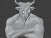 Bull CNC 3D Print 3D model 3D printable | CGTrader