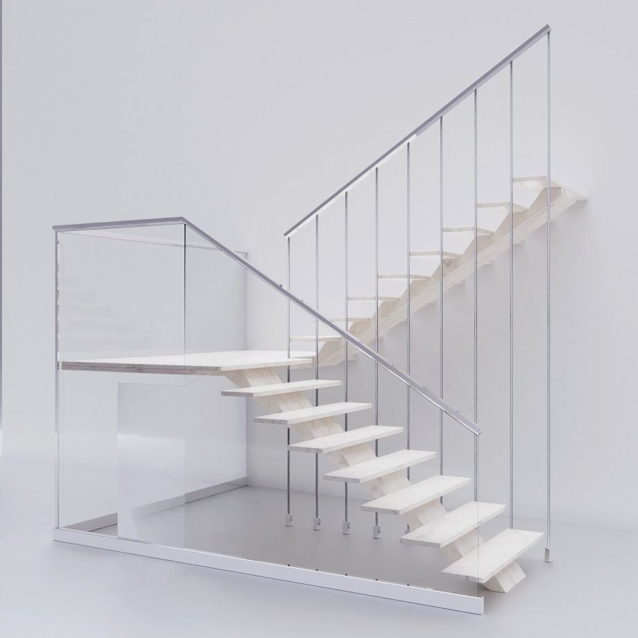 3D model Stairs 07 VR / AR / low-poly | CGTrader