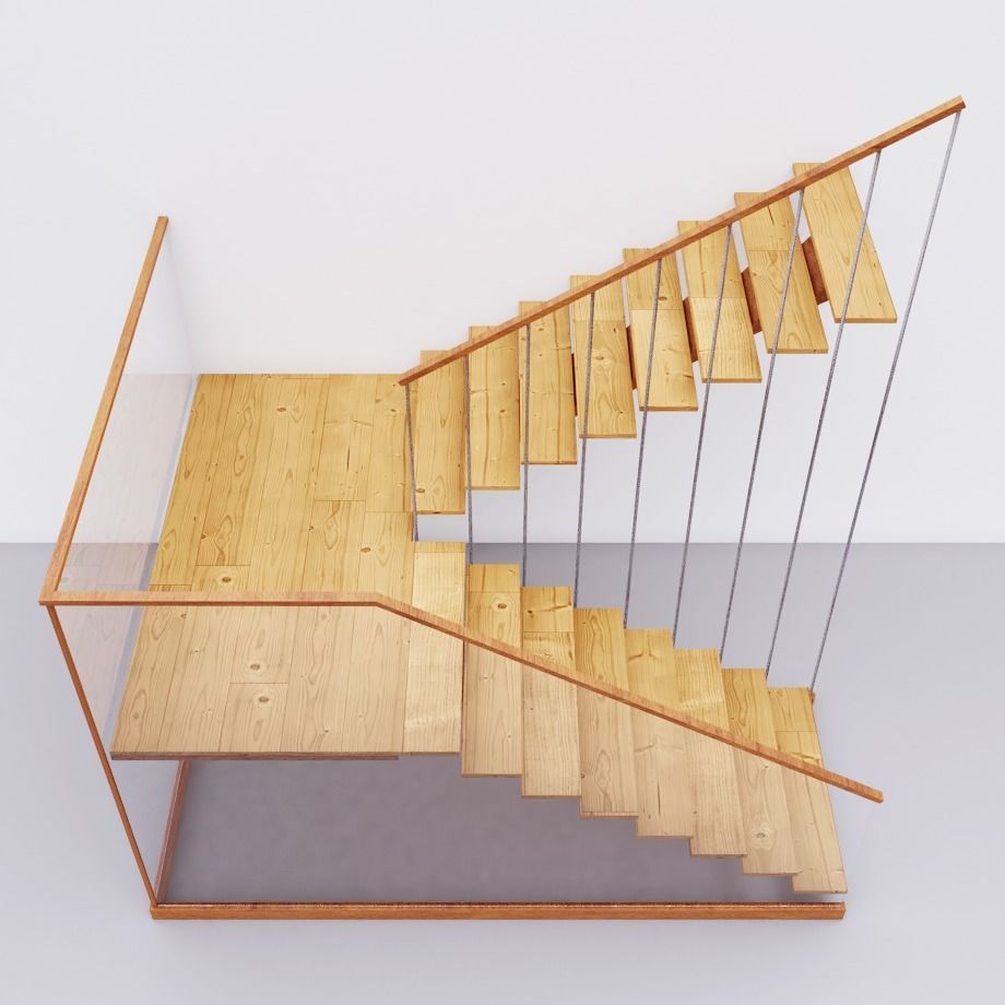 3D model Stairs 07 VR / AR / low-poly | CGTrader
