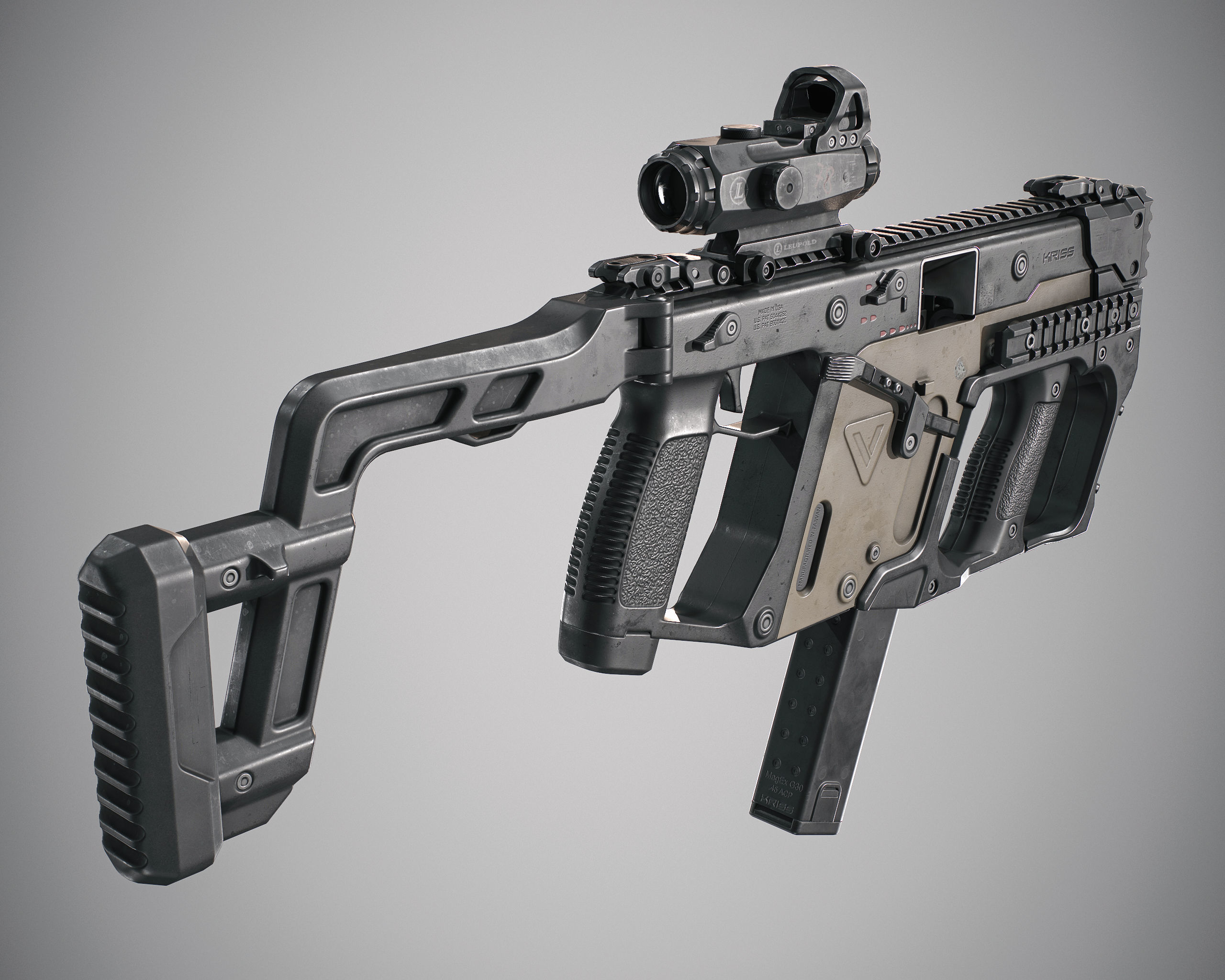 3D model Kriss Vector NITRO VR / AR / low-poly | CGTrader