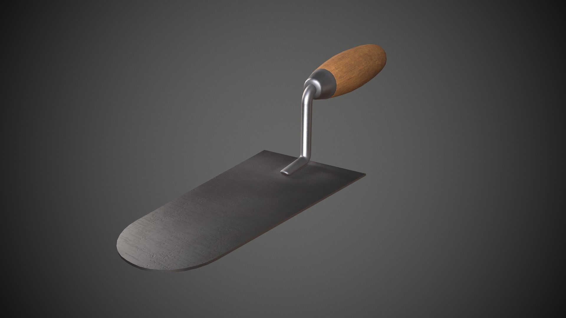 3D model Plaster Trowel Poo VR / AR / low-poly | CGTrader